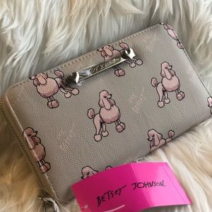 Betsey Johnson | Bags | Betsey Johnson Poodle Wallet Nwt Wristlet ...